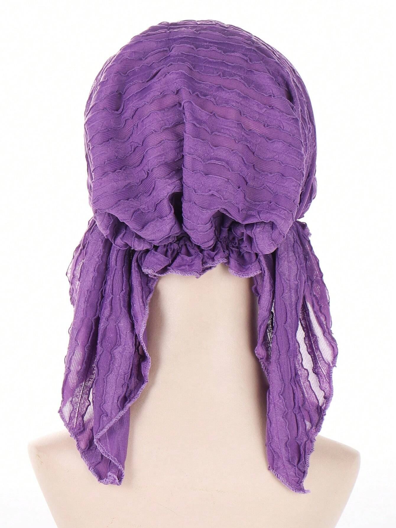 New Plain Hijab Headscarf, Curved Head Covering Cap Suitable For Hiding ...