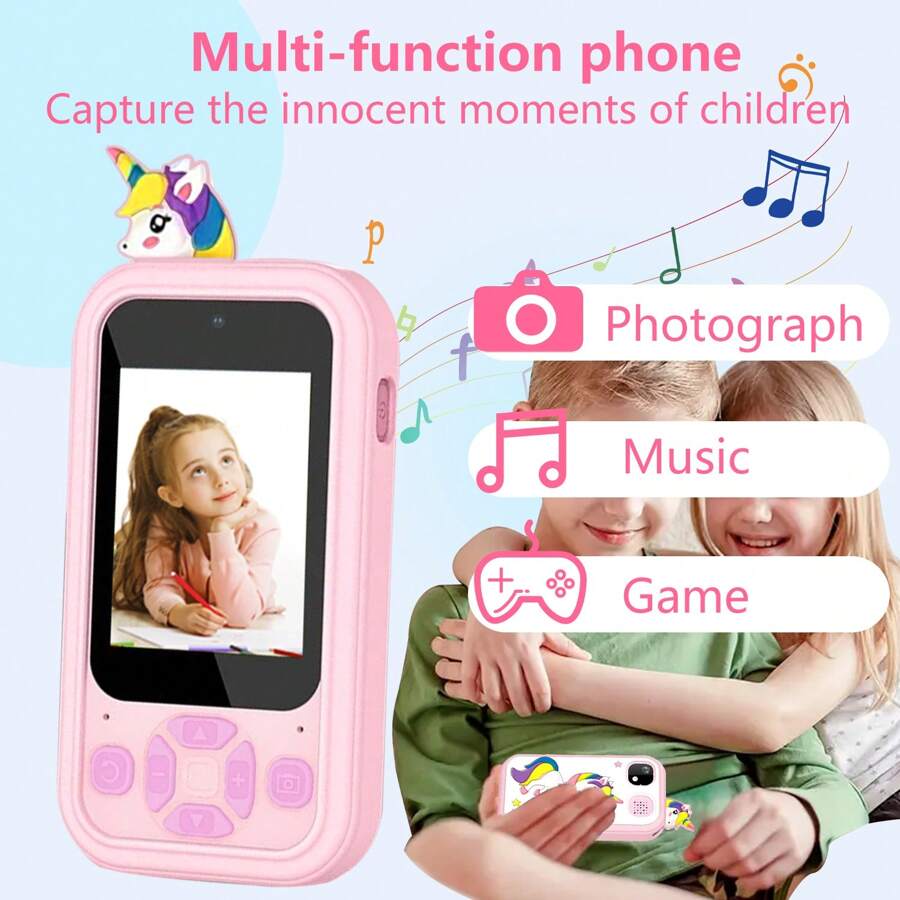 Kids' Educational Toy Phone, Games & Puzzle Toy Phone For 3-12 Years ...