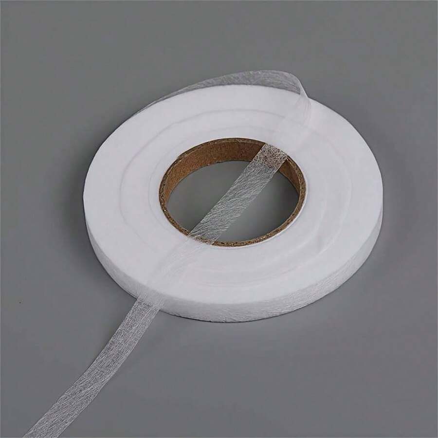 1 Roll 64m White Non-Woven Double-Sided Adhesive Interfacing, Sewing ...