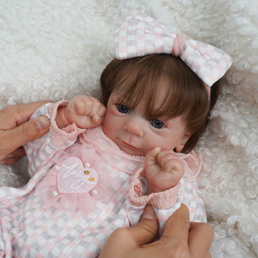 Levensechte 17-inch Reborn Babypop, handgemaakte kunst beschilderd met ...
