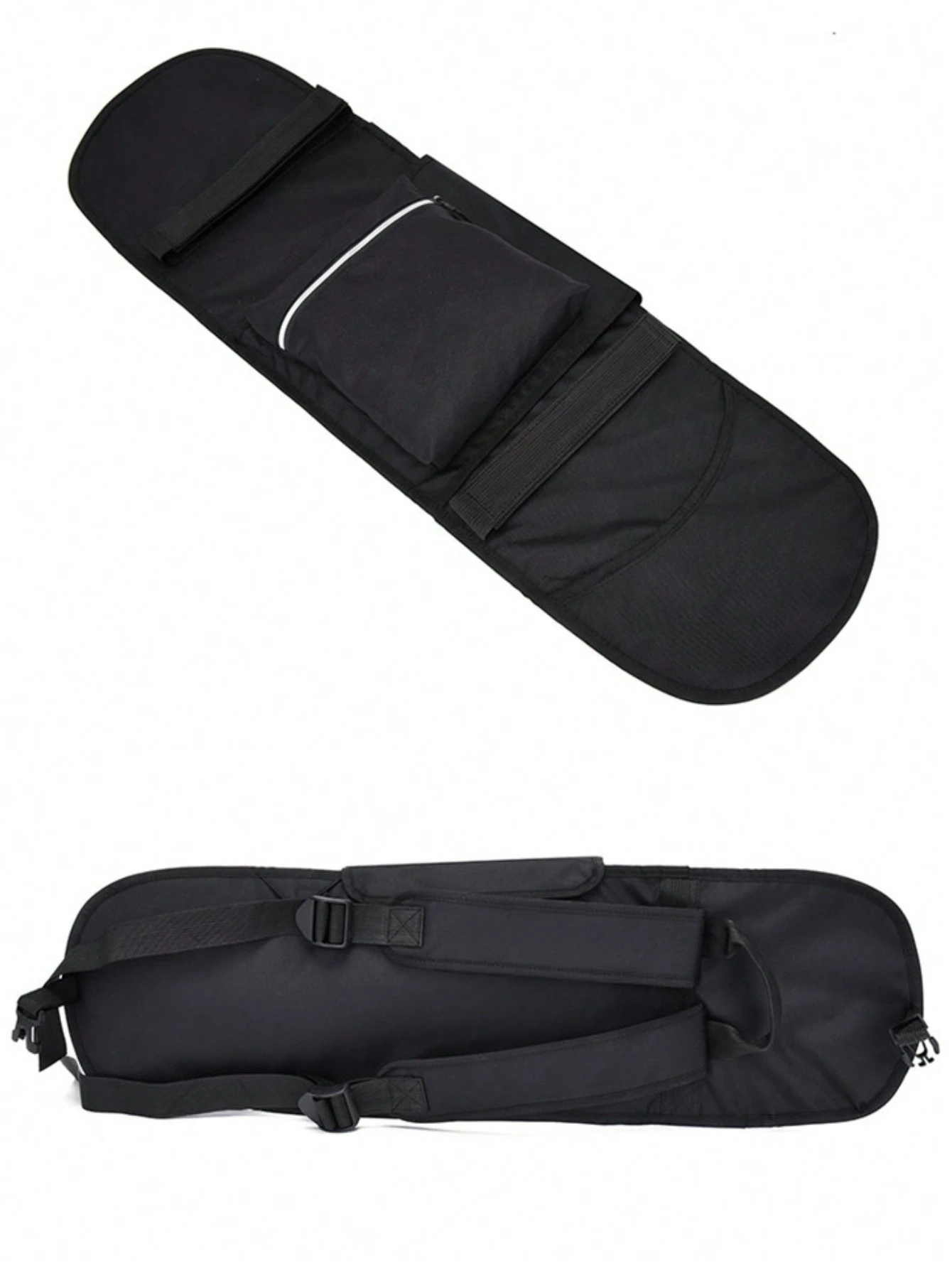 Foldable Skateboard Backpack Bag Carry On Bag With Adjustable Shoulder ...