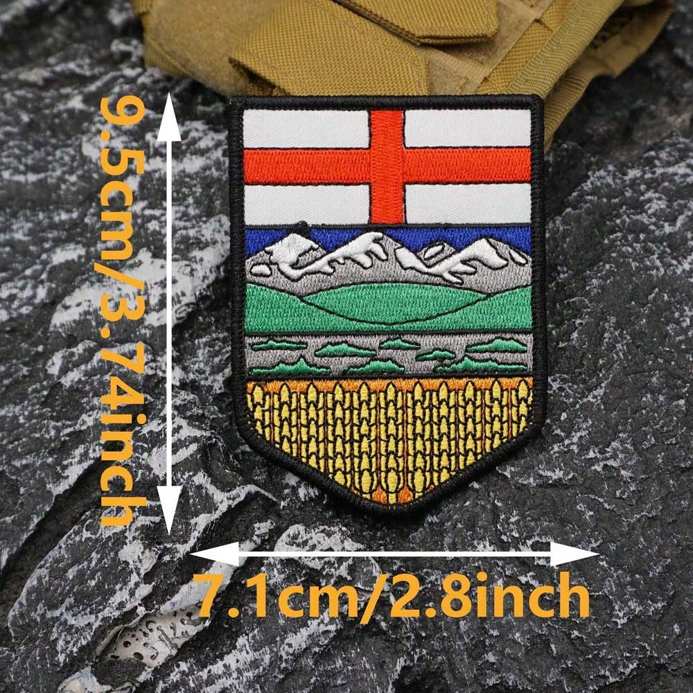 Flags Of Different Shapes Embroidered Patch With Merrow Border, Sewable ...