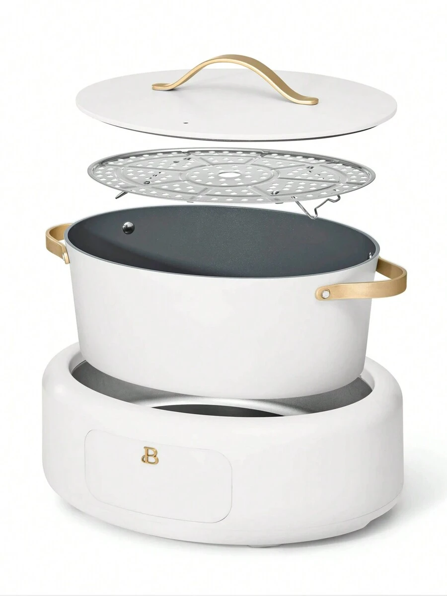 Beautiful 10 In 1 6 Qt Electric Multi-Cooker, White Icing | SHEIN UK