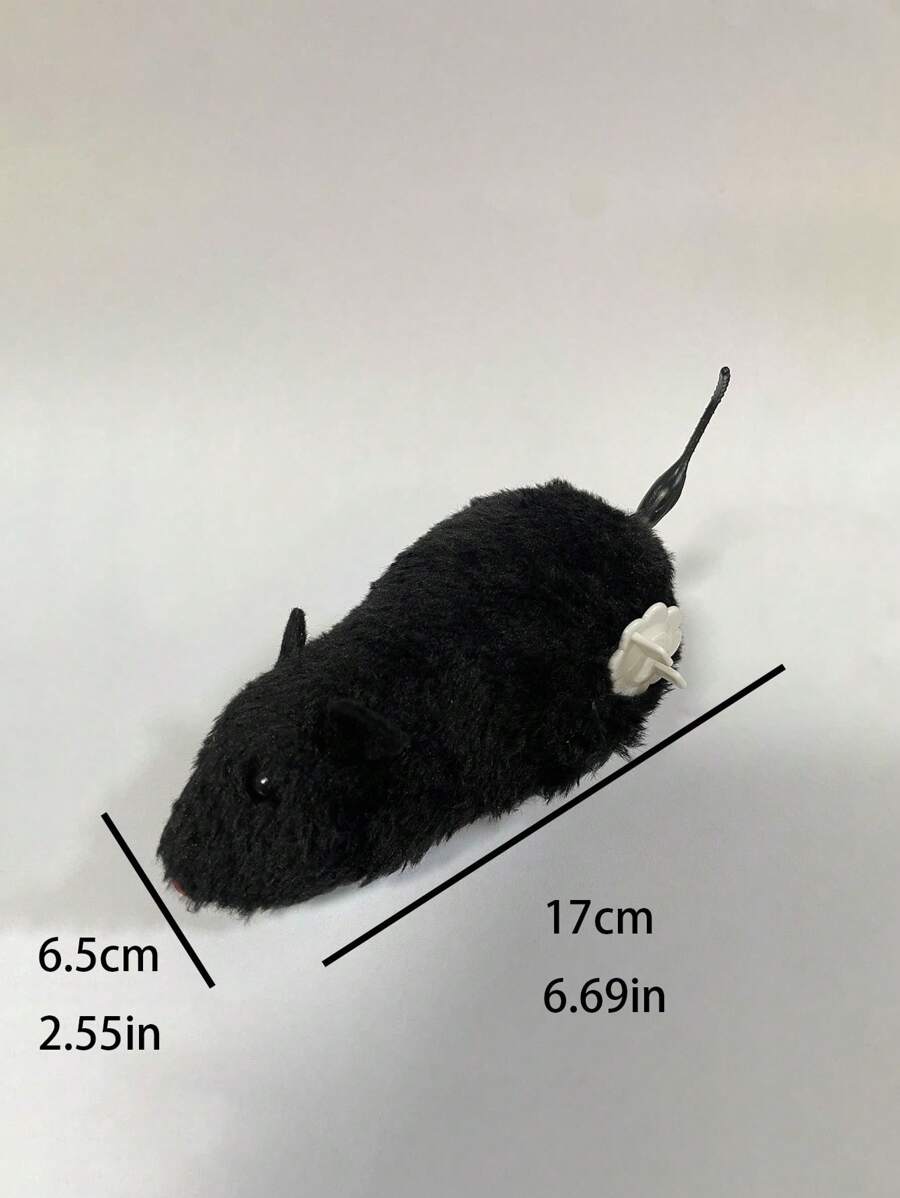 Trending Wind Up Spring Plush Toy Mouse, Realistic Animal That Can Run ...