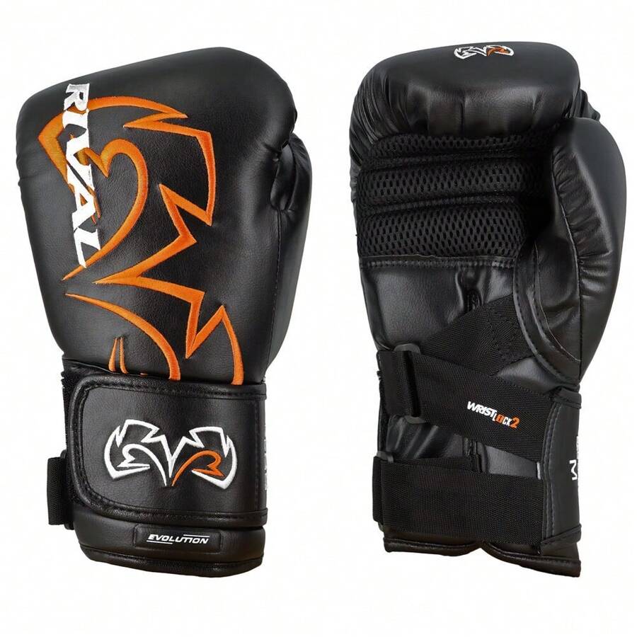 Rival Boxing Evolution Hook And Loop Bag Gloves - Black | SHEIN USA