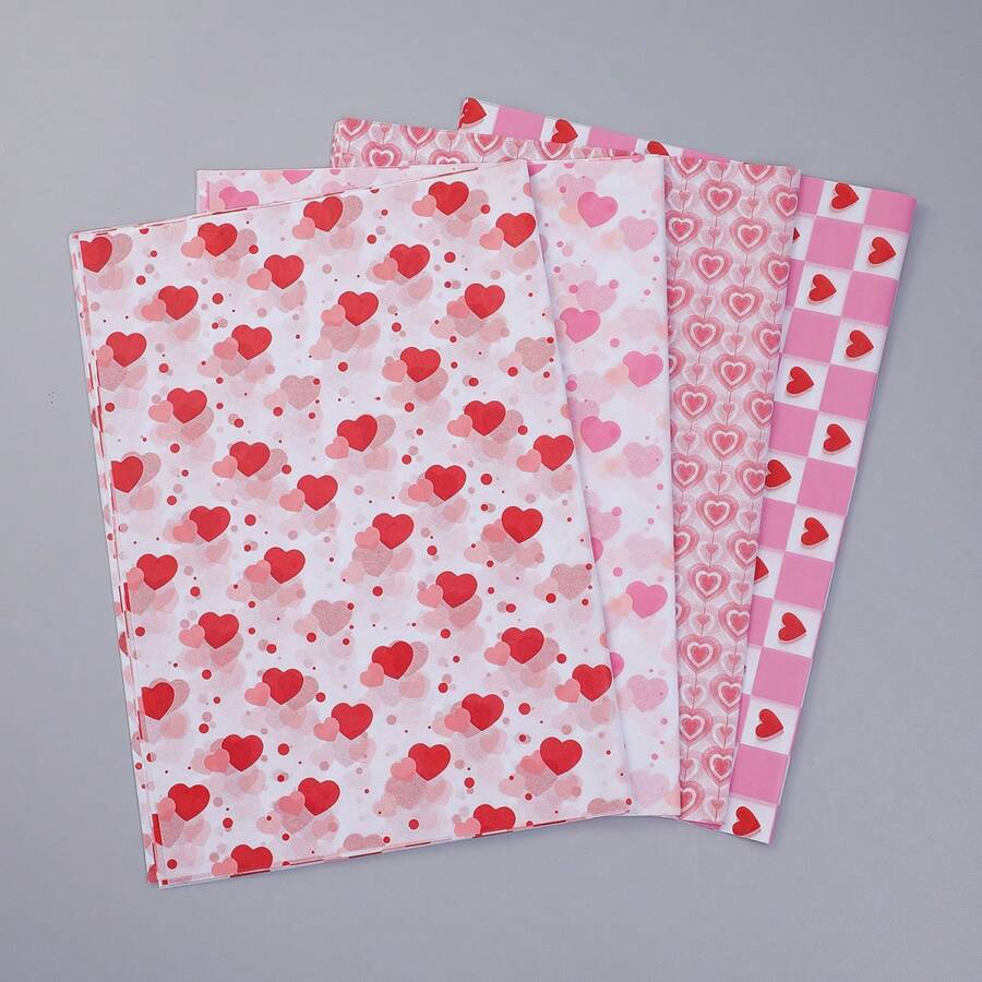 20 Sheets, Colorful Love Pattern Tissue Paper, 13.78*19.68inches ...
