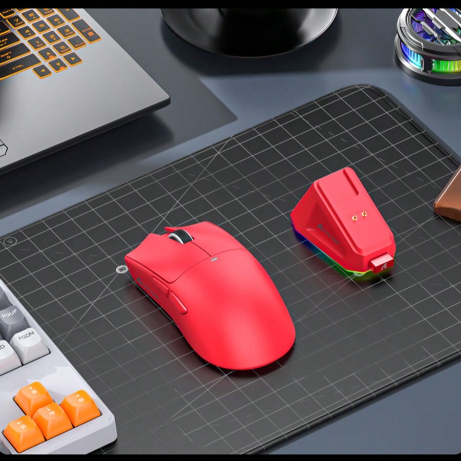 ATTACK SHARK ATTACK SHARK X11 Wireless Gaming Mouse, Red Color With Non ...