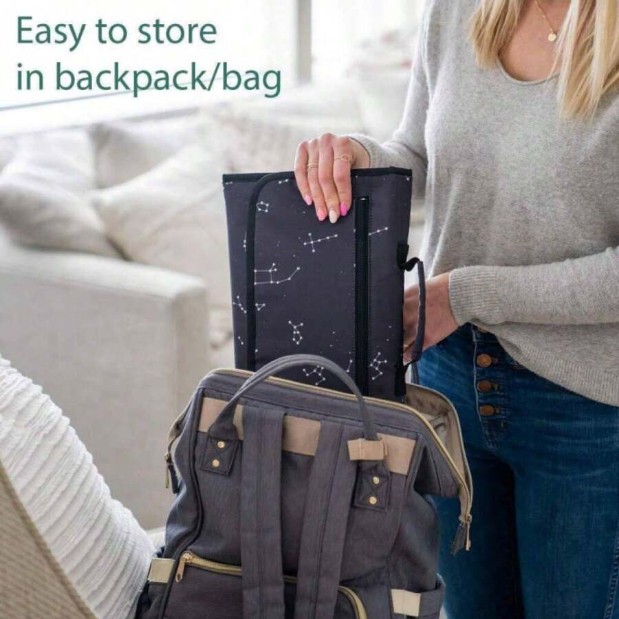 Foldable Diaper Changing Bag, Portable Waterproof Diaper Changing Pad ...
