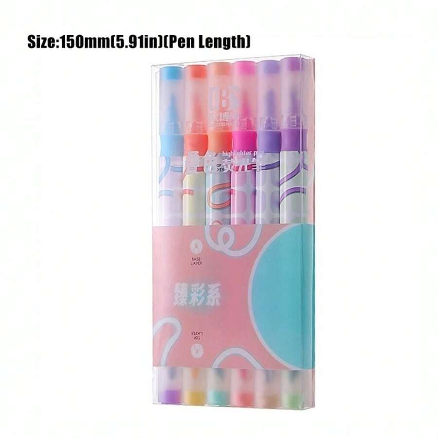 Double-Ended Magic Color-Changing Highlighter DIY Scrapbook Painting ...