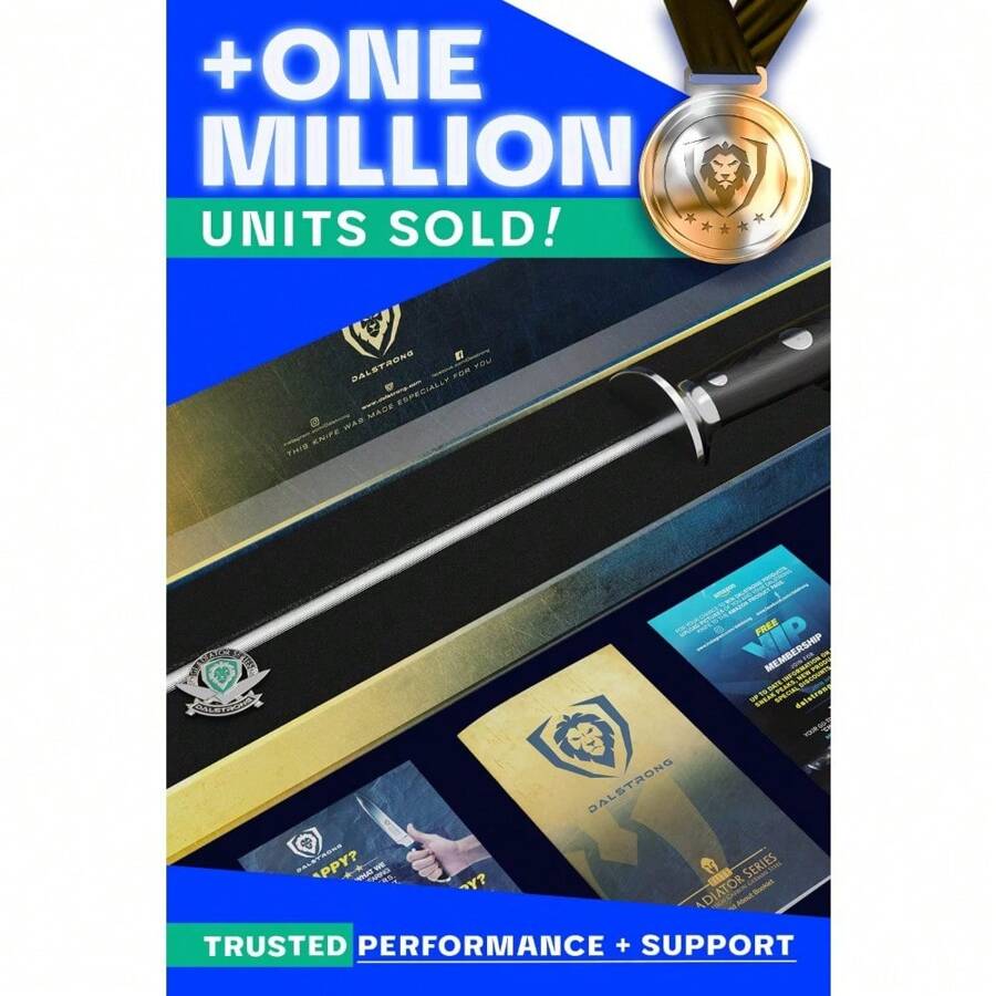 Honing Rod - 10 Inch - Stainless Steel - G10 Garolite Handle - Kitchen ...