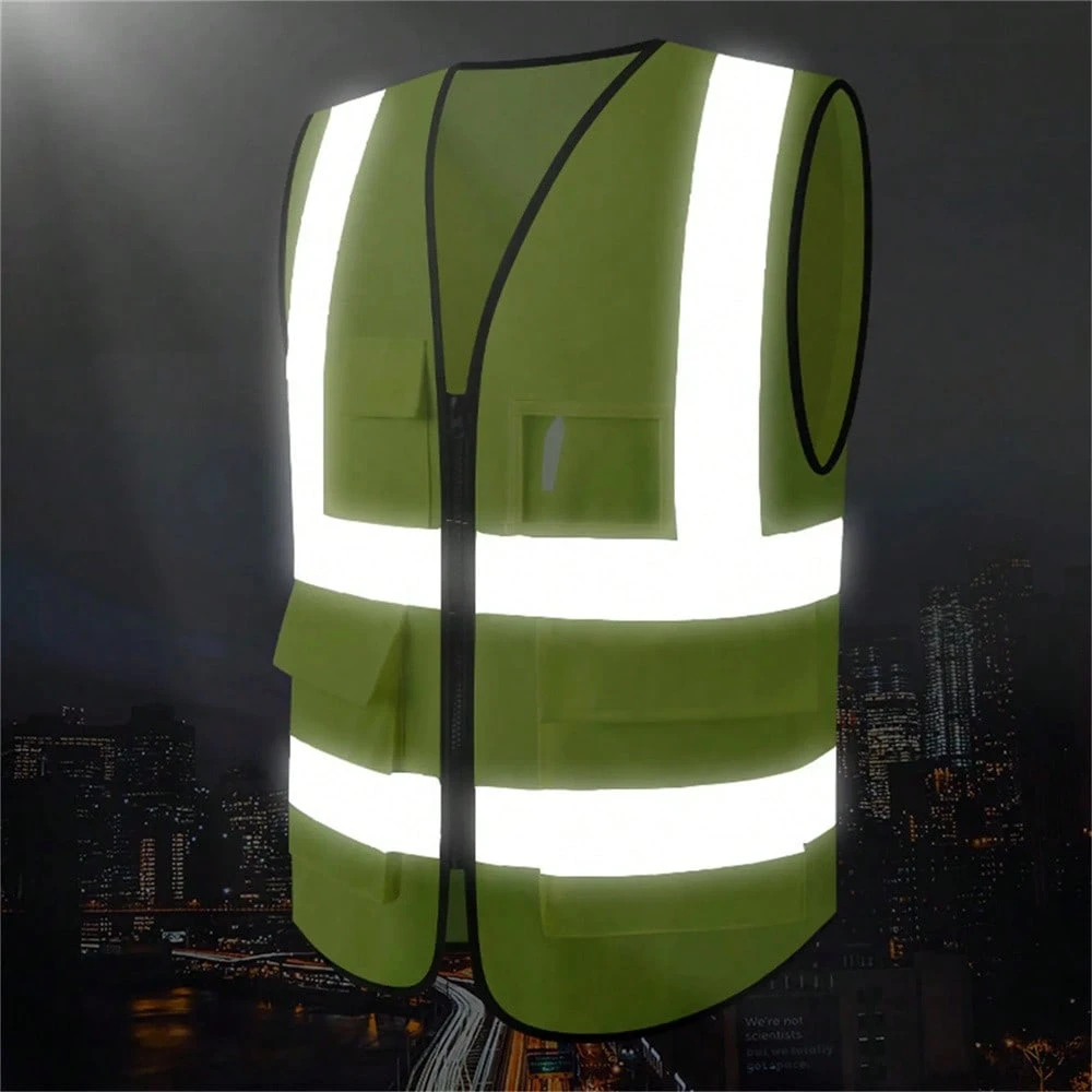 Reflective Vest, Construction Site, Sanitation, Traffic, Yellow ...