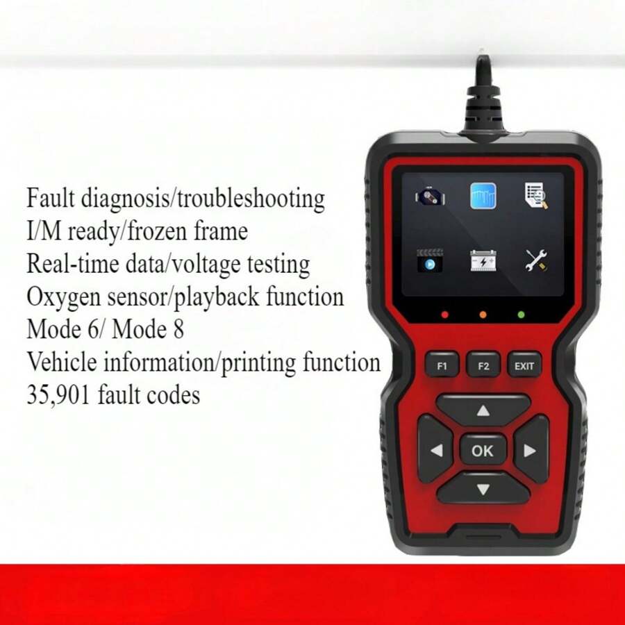 Instrumento de diagnóstico de fallas automotrices V519 OBD2 Elm327 Lector de código de fallas ...