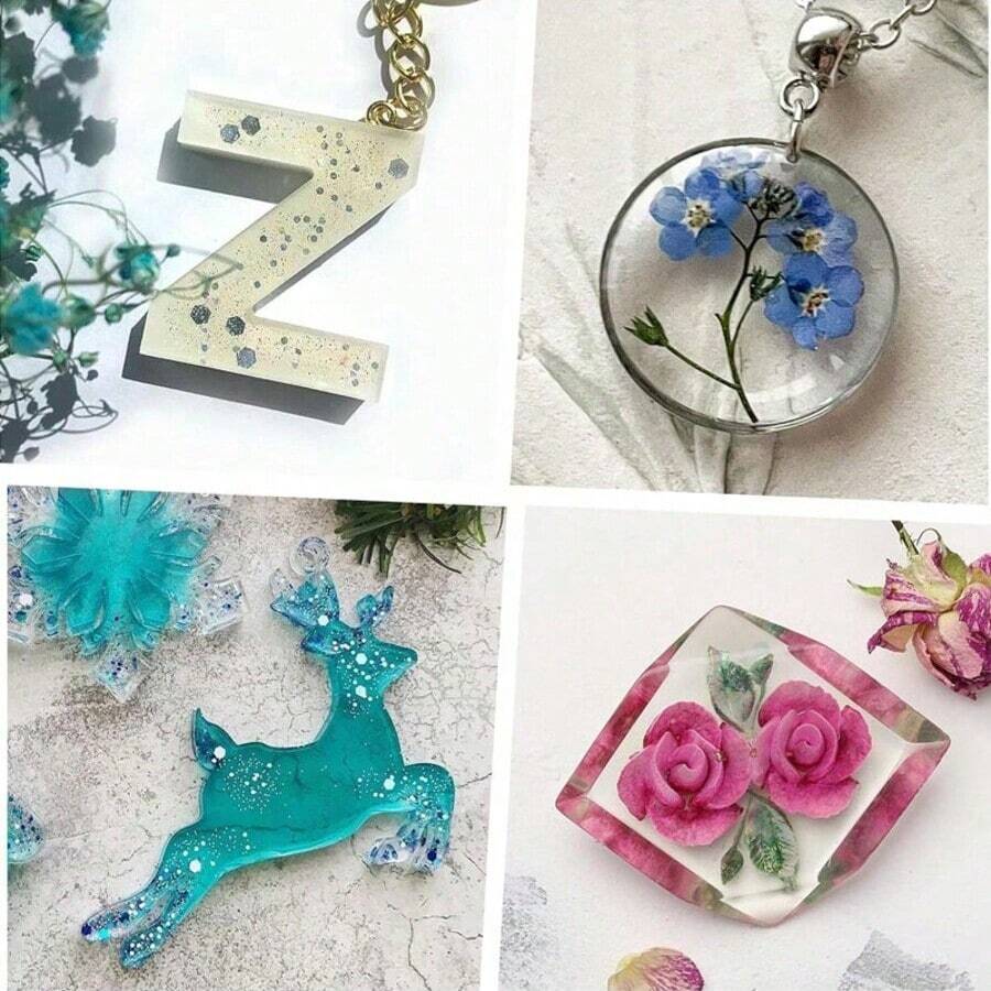 Resina epossidica UV dura, cristallina e trasparente, kit di resina UV ...