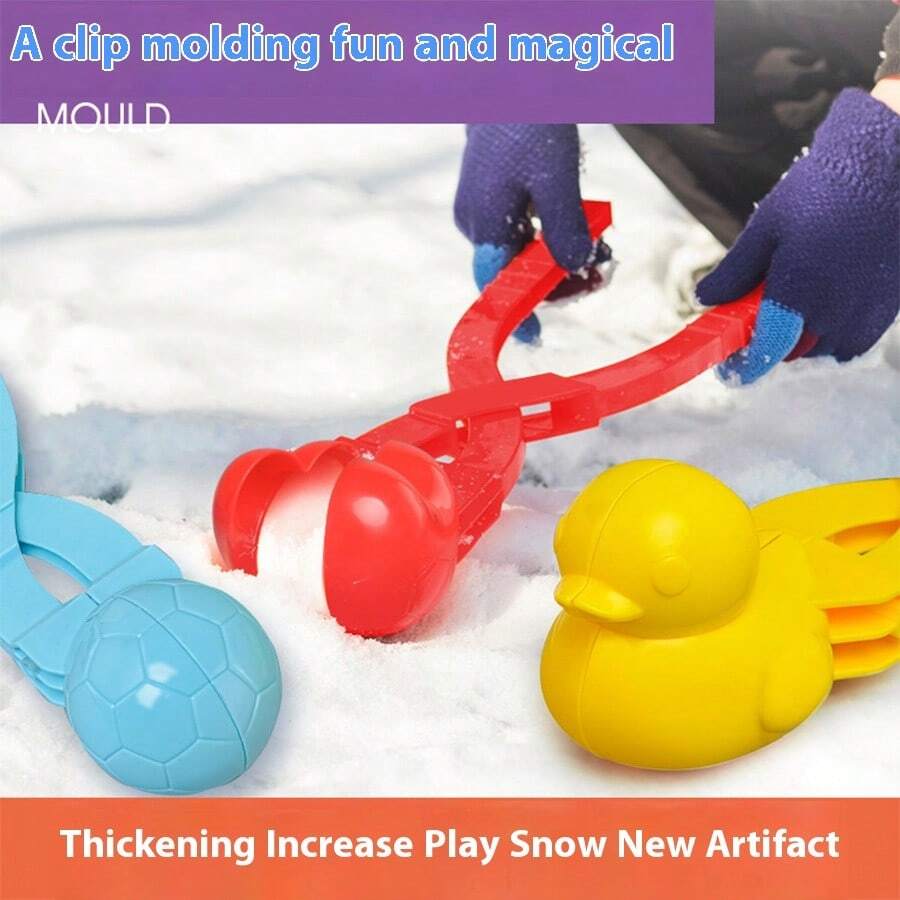 Snow Ball Maker Tool, Snowman Building Toys, Outdoor Snow Fight ...