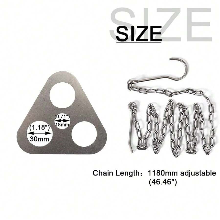 Camping Tripod Grill Plate, Campfire Support Plate And Adjustable Chain ...