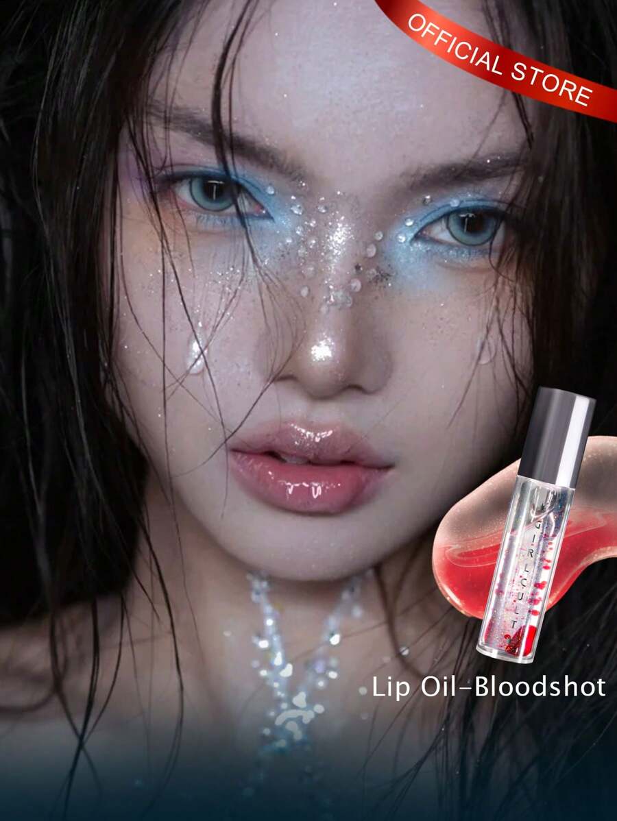 Lip Oil.Bloodshot Nourishing Tinted Lip Oil For A High-Shine Finish ...