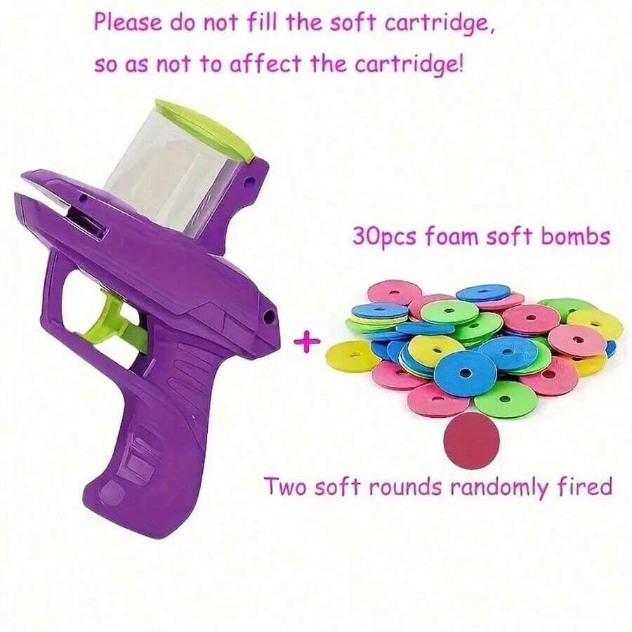 Interactive Cat Toy Launcher - Cartoon Design, Non-Electric Plastic ...