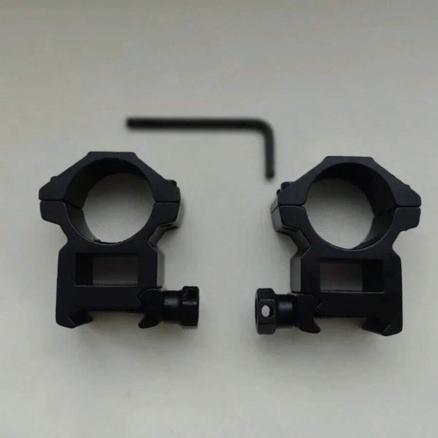 2PCS Hunting Rifle Scope Mount Ring For Dia 25.4mm 30mm Tube Scopes ...