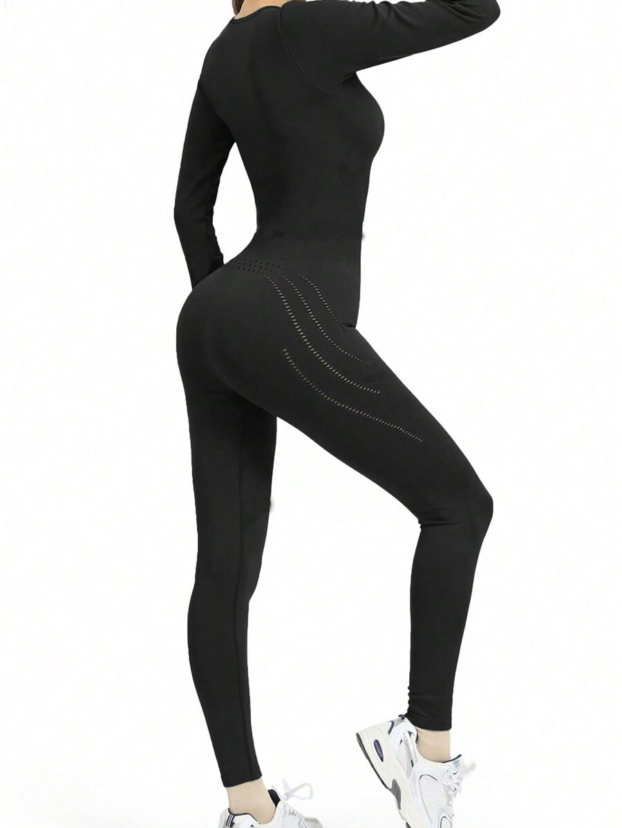 DINBEY A Solid Color Basic Yoga High Tension Control Abdominal Exercise ...