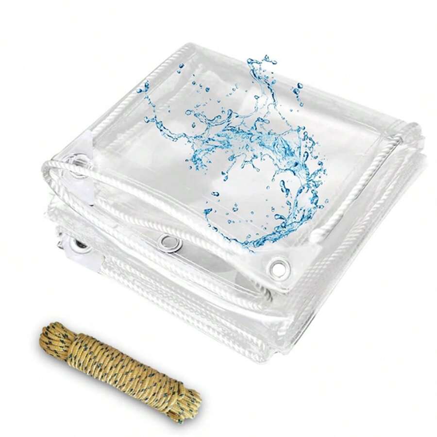 Lonas transparentes de 14 mil resistentes al agua, lona transparente de ...