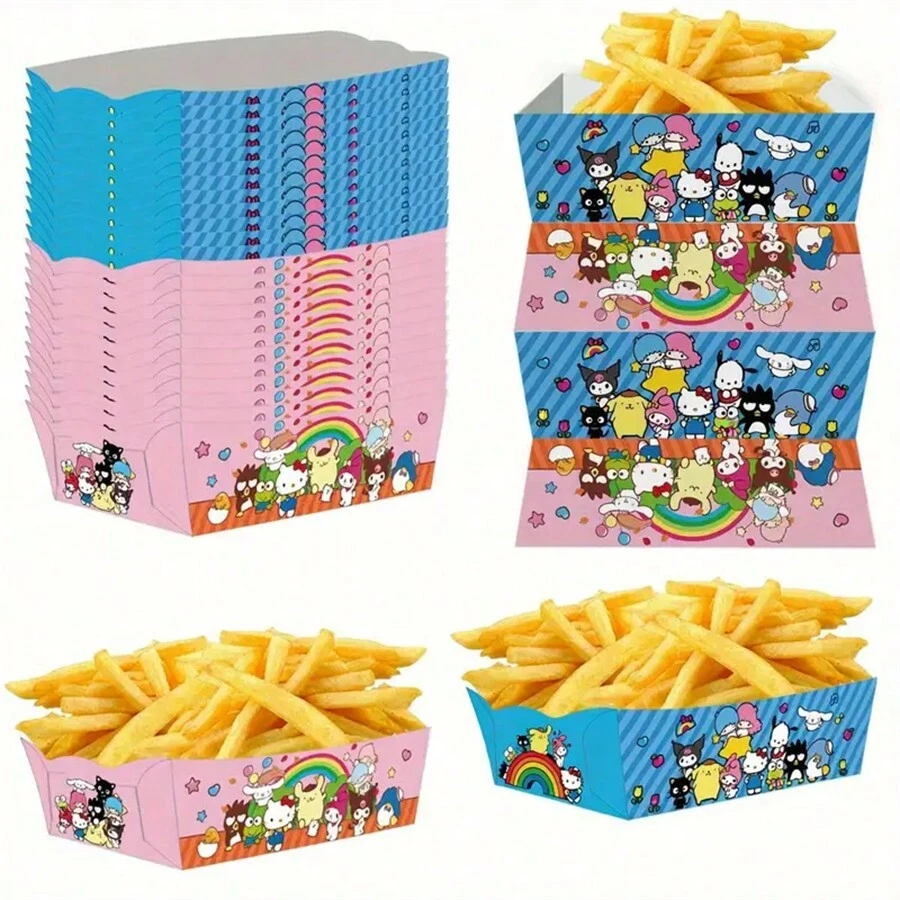 Sanrio Sanrio Family Photo 24 Pieces Set Sanrio Fried Potato Box Food ...