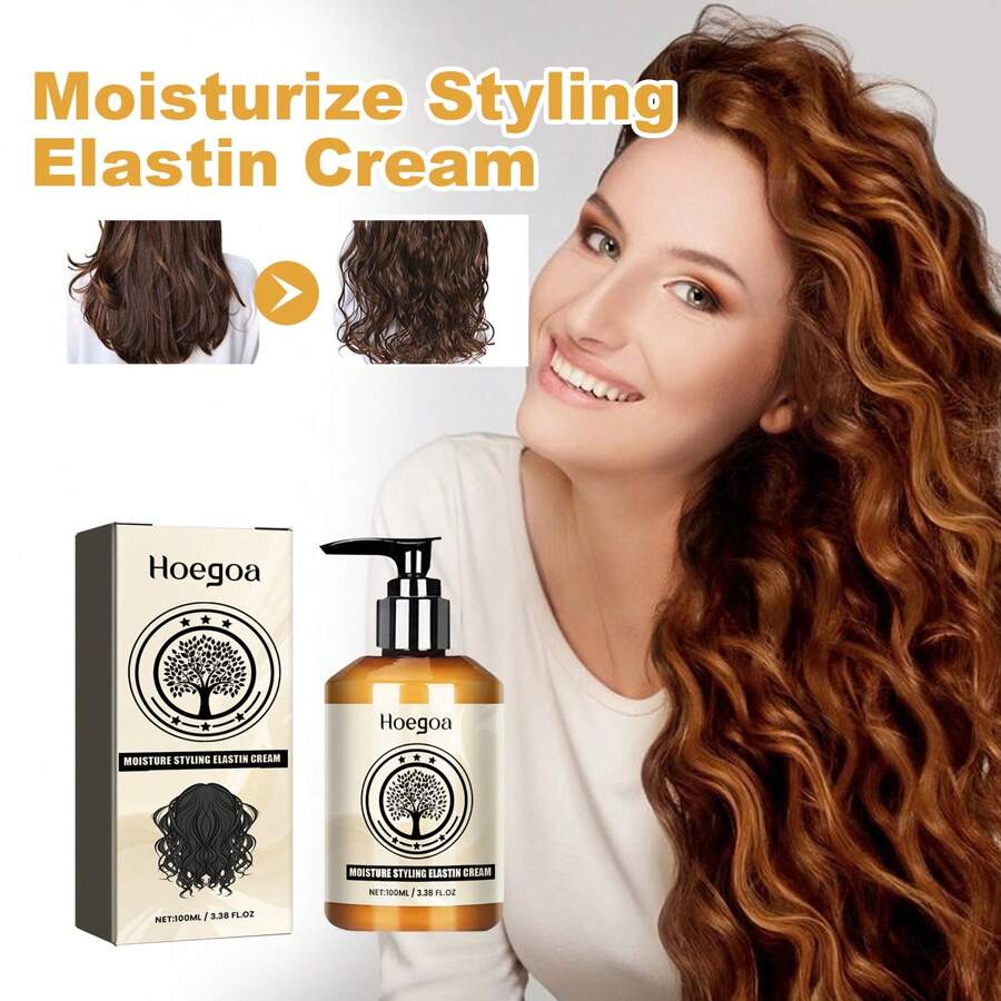 Hoegoa Moroccan Curls Moisturizing Elastin Volumizing Shine Natural ...