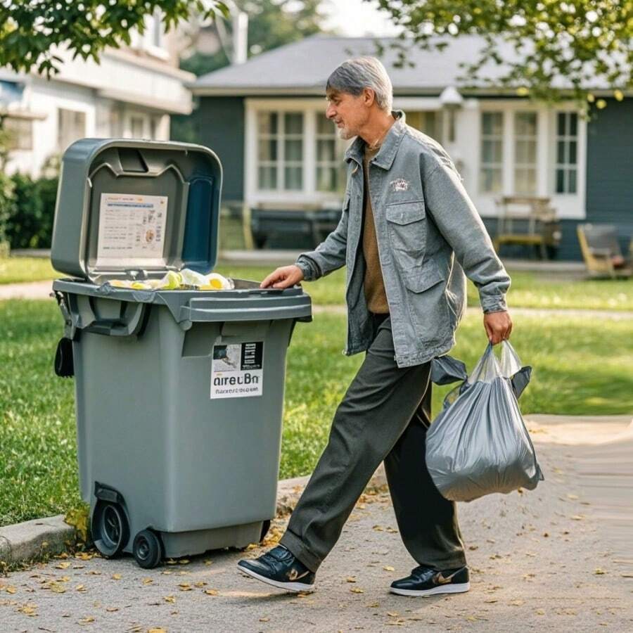 4 Rolls 1pc Of 120 Disposable Trash Bags - Convenient Plastic Trash ...