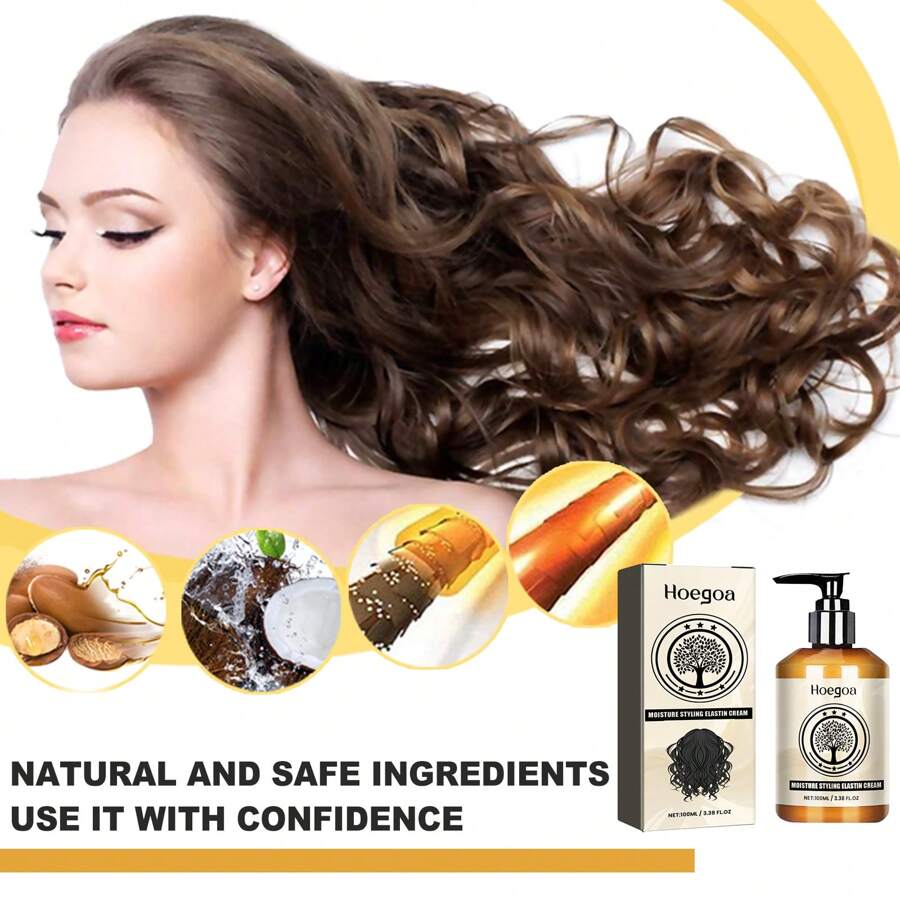 Hoegoa Moroccan Curls Moisturizing Elastin Volumizing Shine Natural ...
