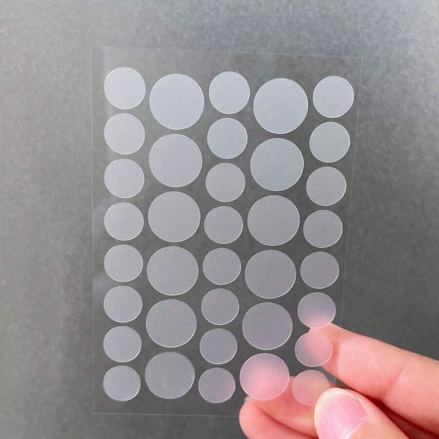 36/180/360pcs Cute Round Face Acne/Pimple Peel-Off Patch, Gentle Colors ...