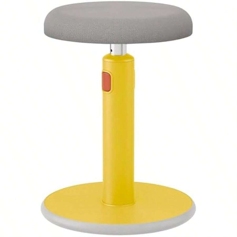 Active Sit Stand Stool Ergonomic Height Adjustable 46cm To 79cm Wobble ...