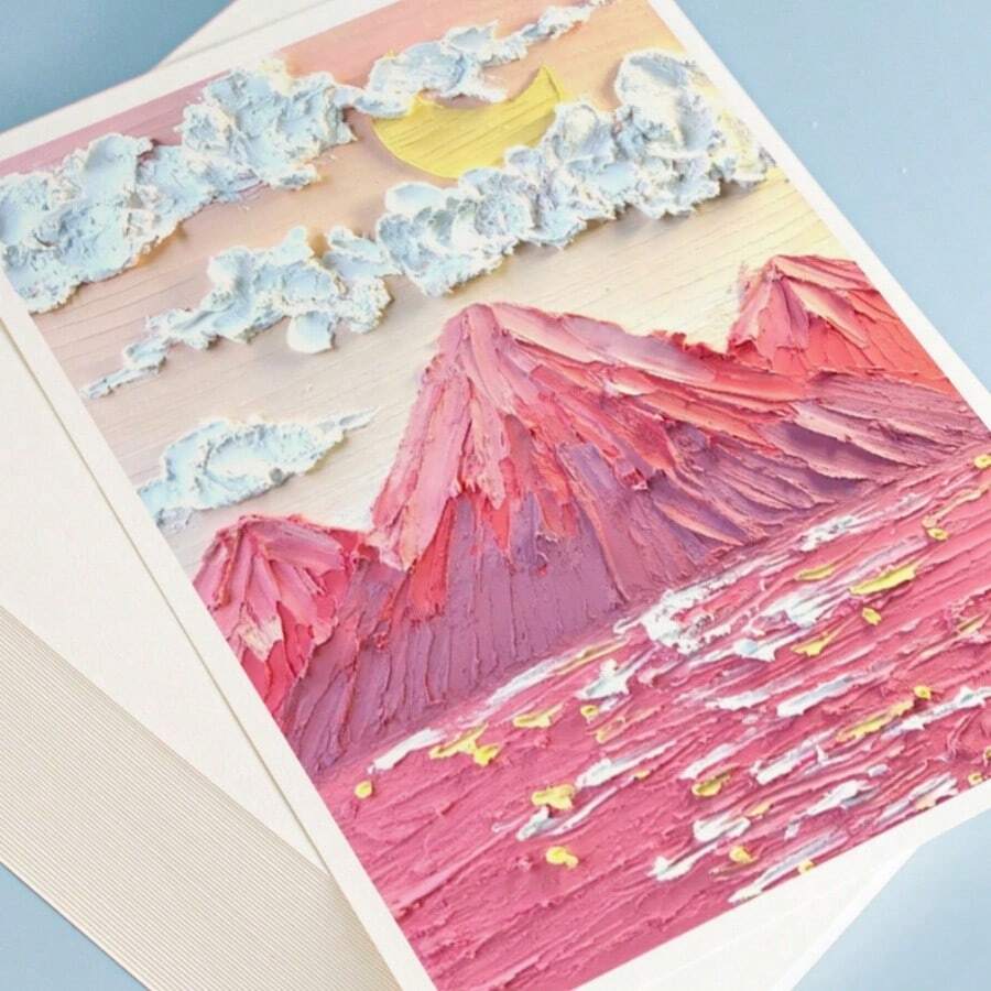 50 Pieces Of Oil Painting Stick Paper 200g Special Paper Art Cardboard ...