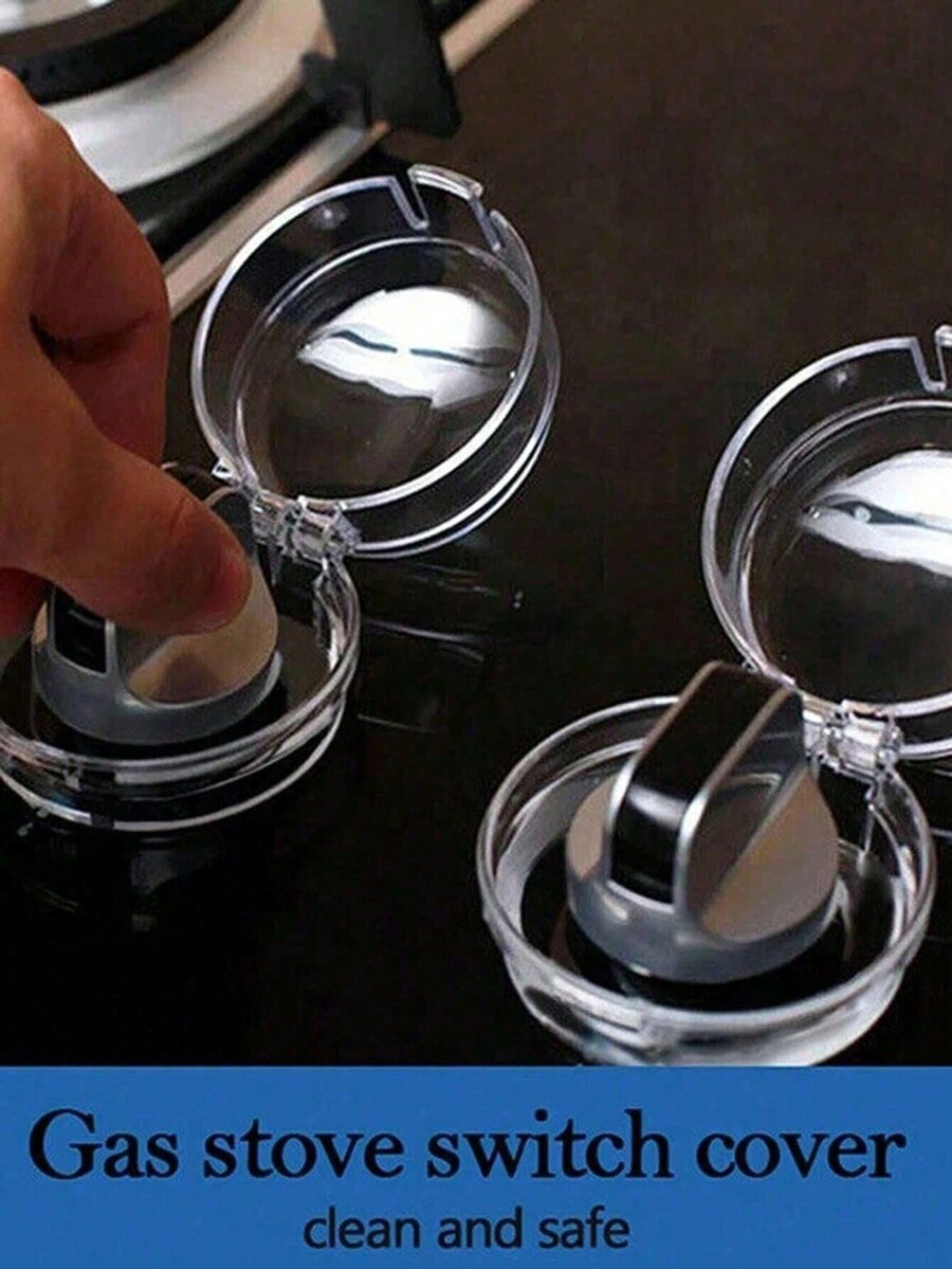 1-8pcs Gas Stove Switch Protective Cover, Natural Gas Ignition Button ...