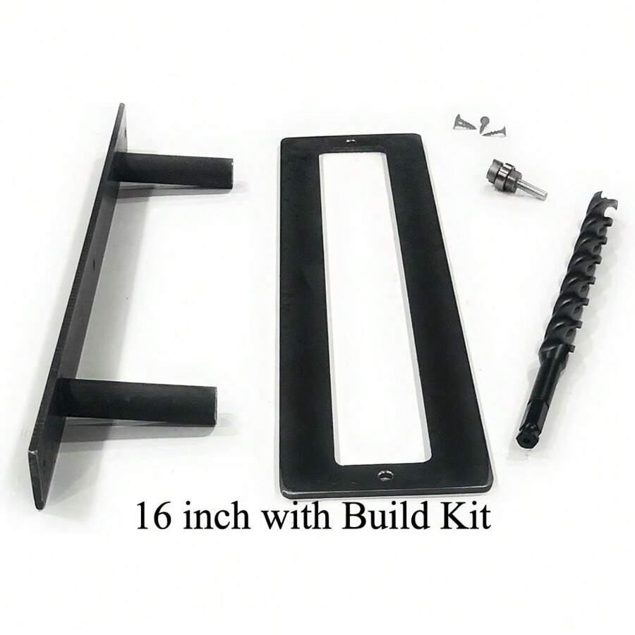 Heavy Duty Metal Floating Shelf Bracket With Install Kit. Mounting ...