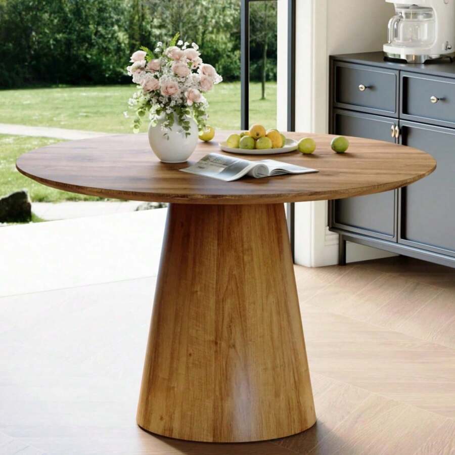 Round Dining Table, Small Round Dining Room Table , Round Kitchen Table ...