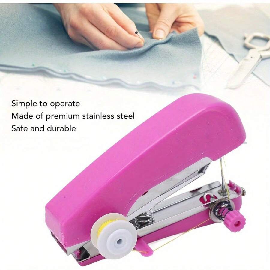 1pc Mini Manual Sewing Machine, All-In-One, Rapid Sewing Machine ...