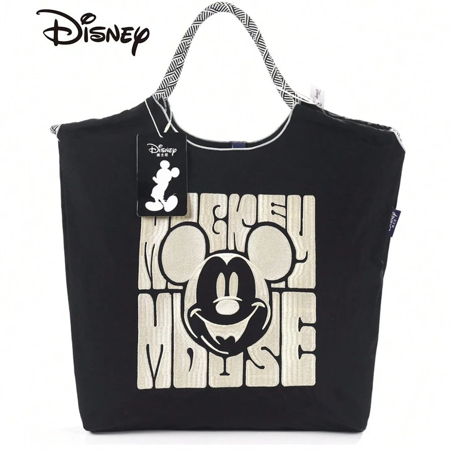 Disney Disney Mickey Mouse Icon Embroidery Pattern Tote Bag | SHEIN UK