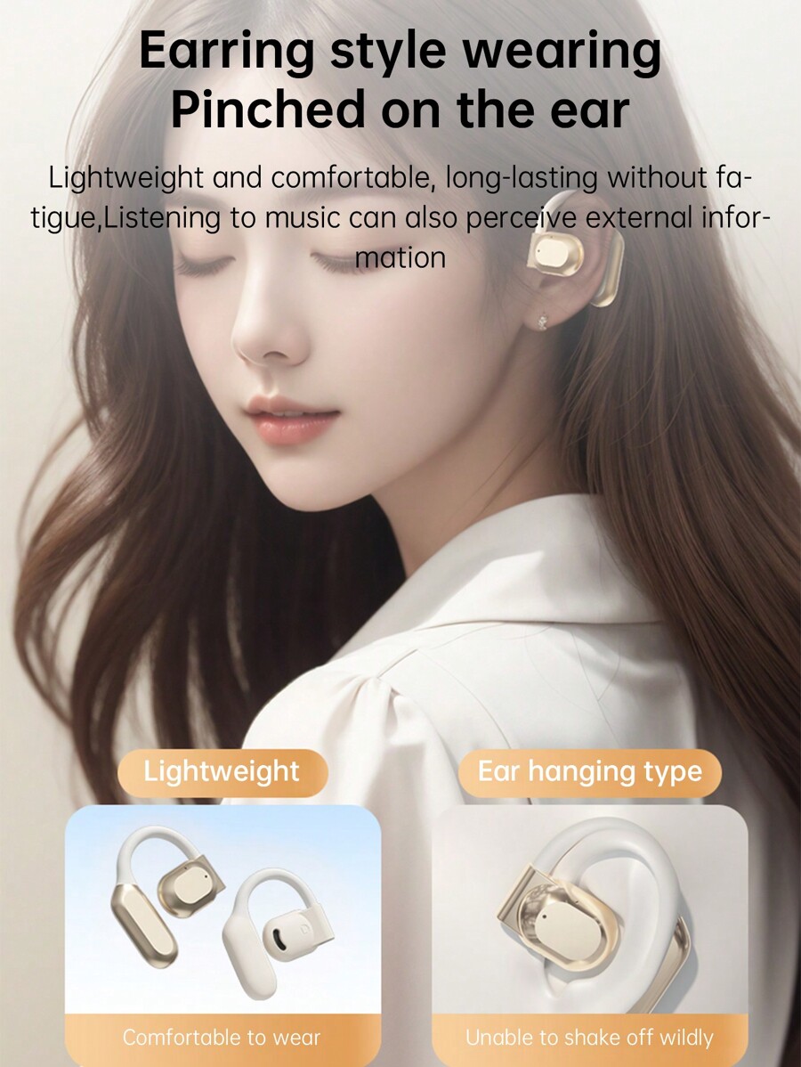 M62 Ear-Hook AI Smart Translation Headset Supports Multi-Language Real-Time Simultaneous ...