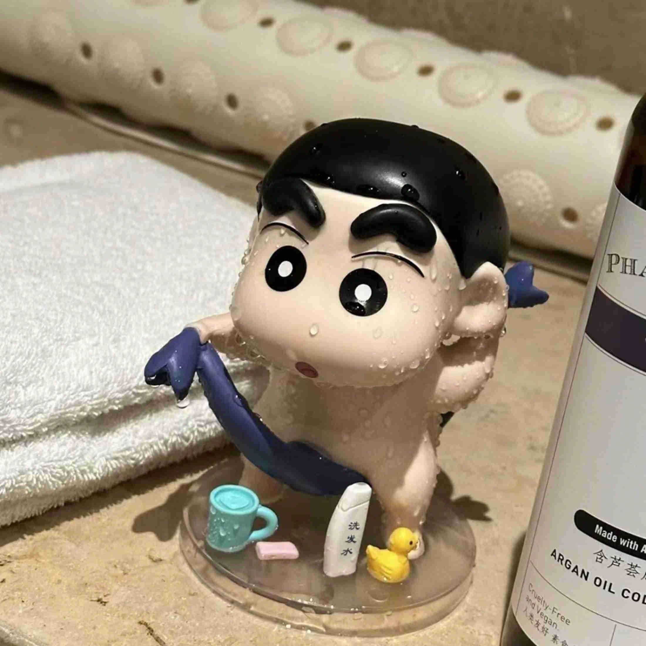 CRAYON SHINCHAN 1pc Bathing Kui Crayon Shin Chan Handmade Nohara ...