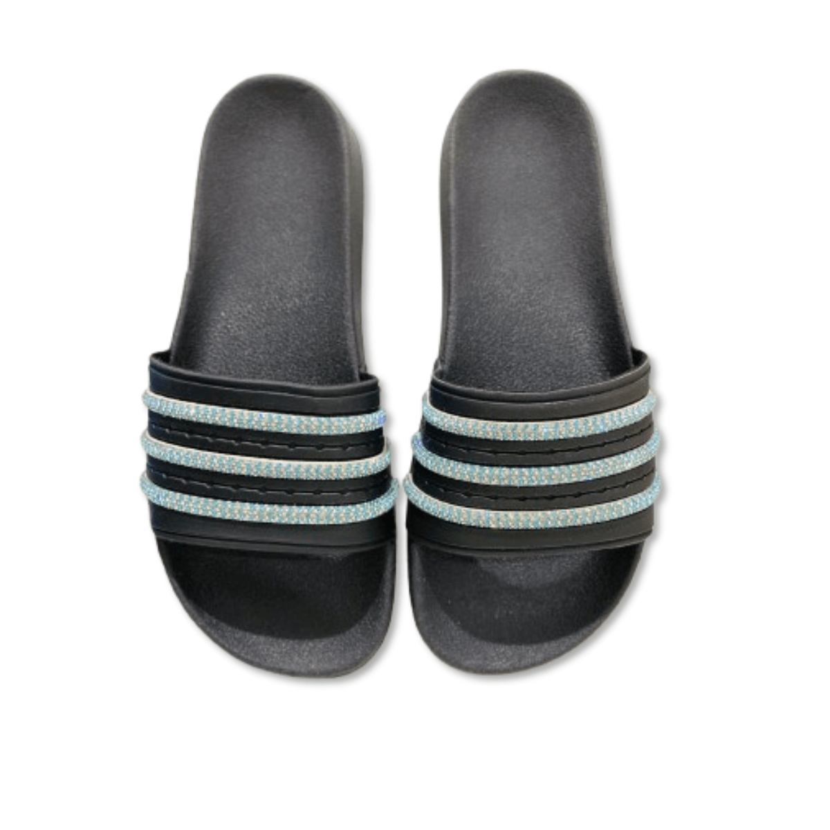 Chinelo Slide Feminina Calce Fácil Sandália Super Luxo Brilho 2025 ...