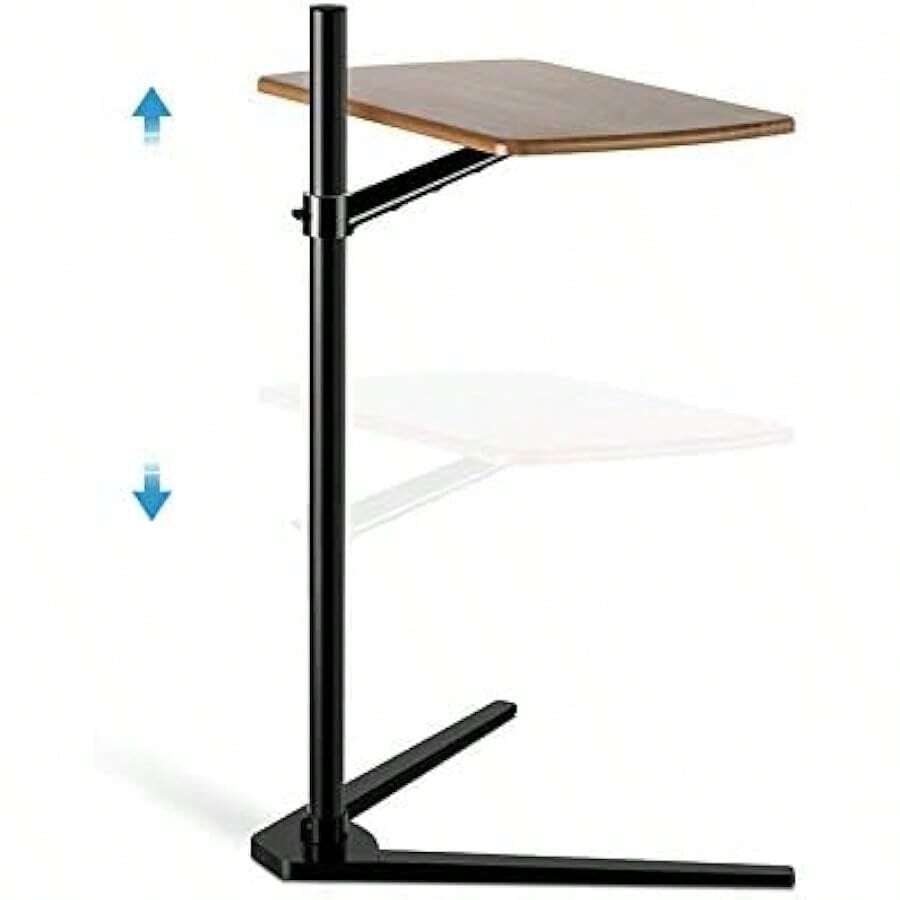 Thingy Club Overbed Table Stand Height Adjustable Tray Side Table For ...