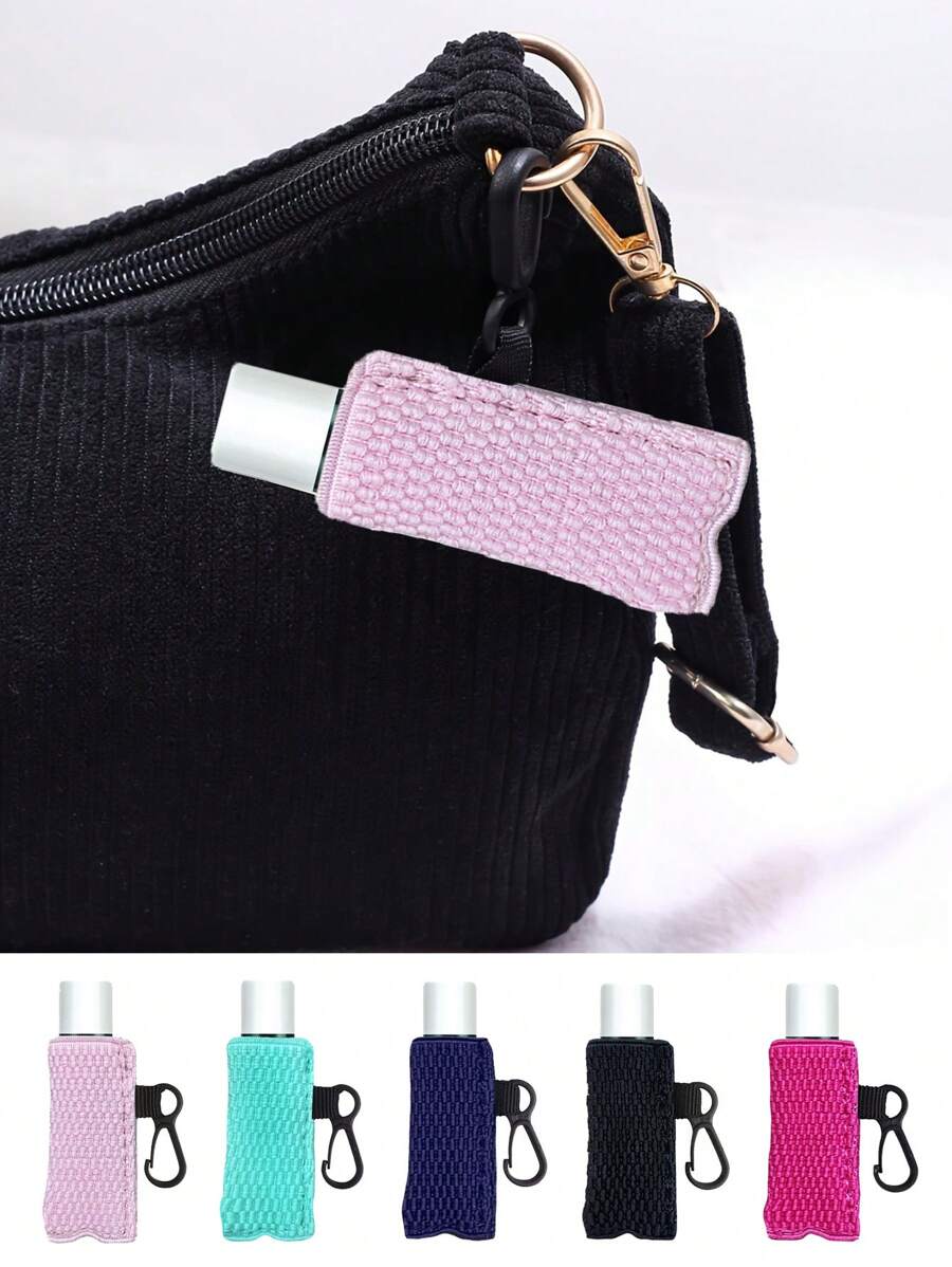1pc Lip Balm Holder Keychain Minimalism Sleeve Lipstick Holder For ...