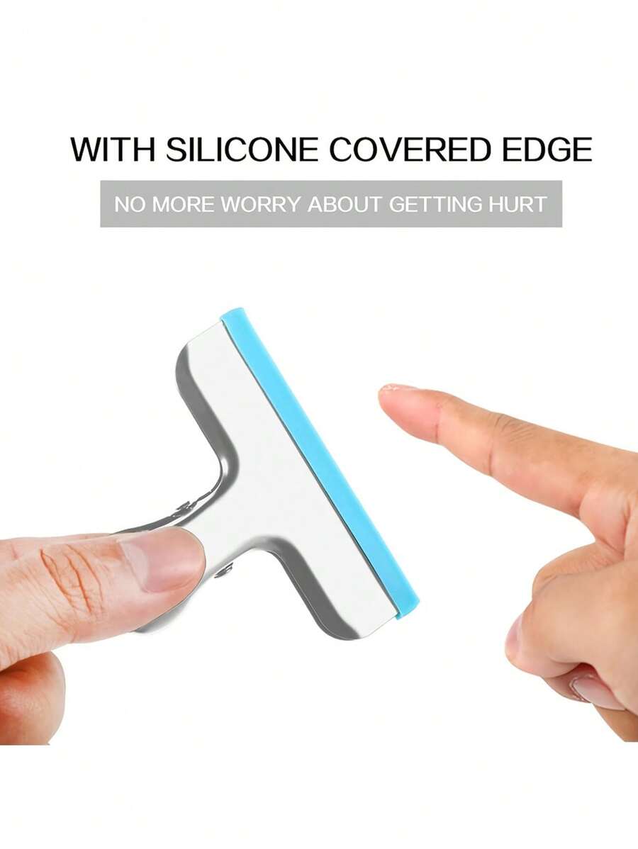 Metal Chip Clips With Silicone Edges - Heavy Duty Bag Clips For Food ...