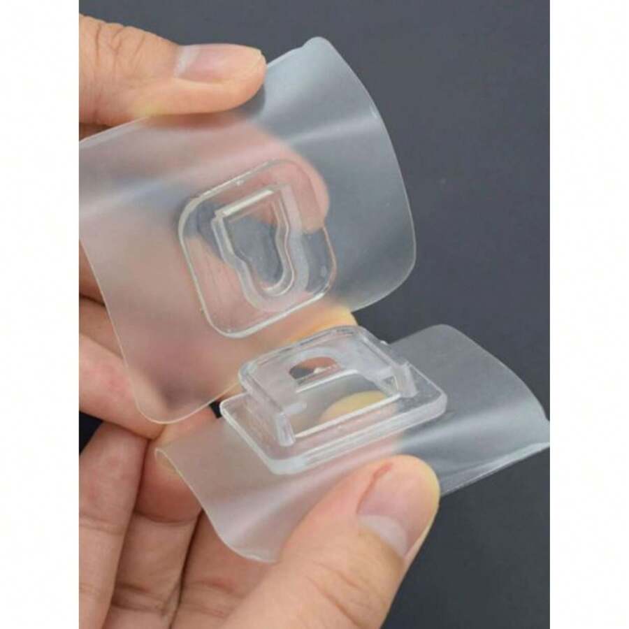 Kit With 10 Double-Sided Male And Female Adhesive Hooks For Hanging ...