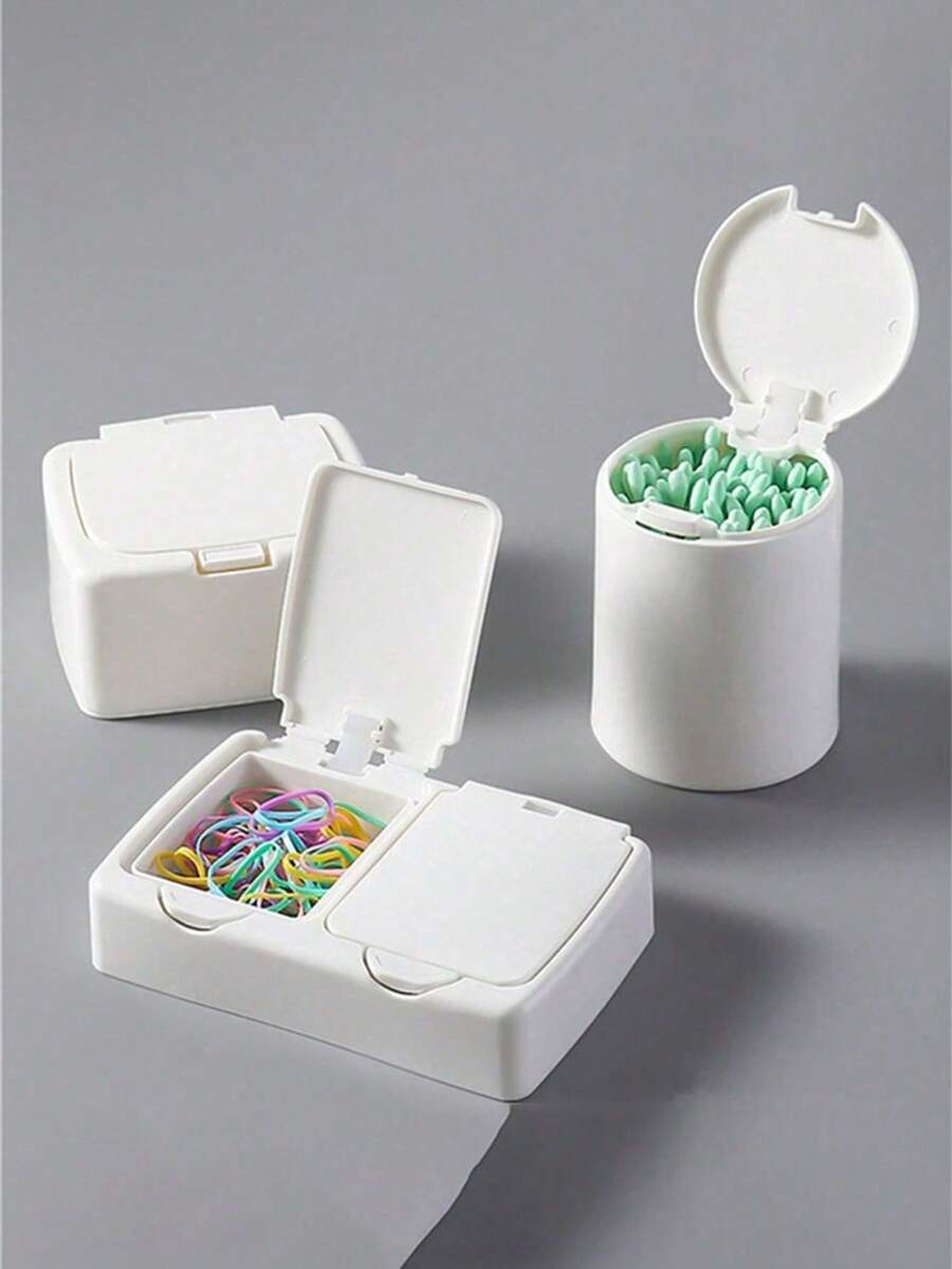 1pc Press-And-Pop-Up Small Item Storage Box Mini With Lid Sign Makeup ...