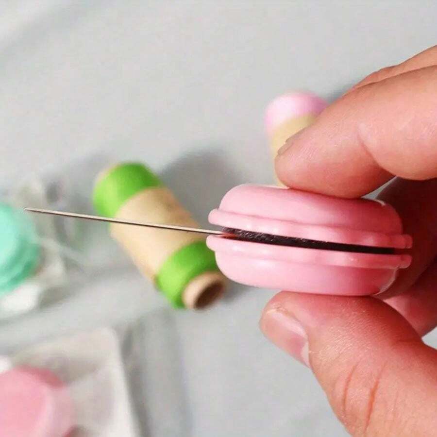 Macaron Color Needle Extractor Needle Sharpening Tool Wipe Needle ...