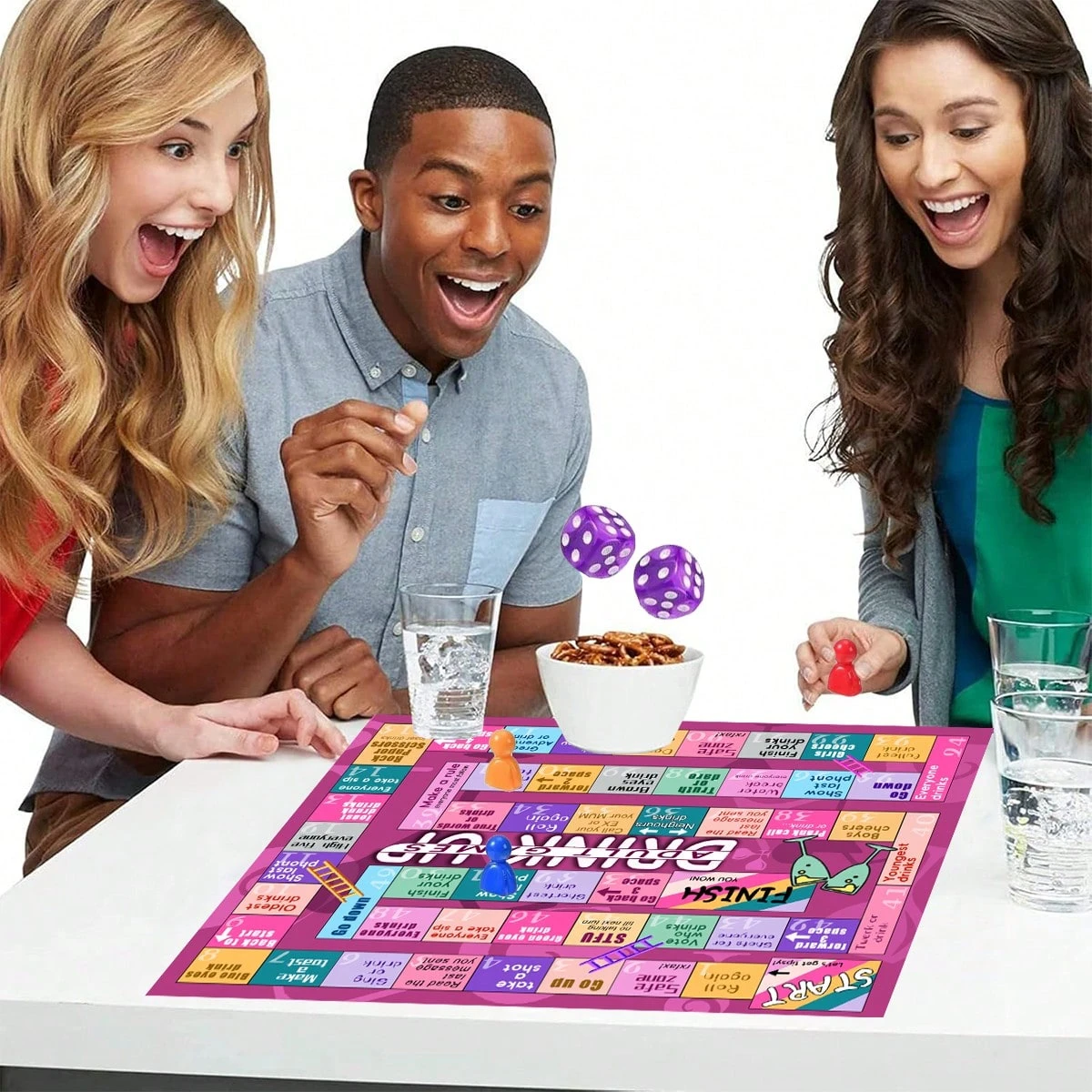 Tipsy Game, Leather Mat Land Board Games For Adults, Interactive Games ...