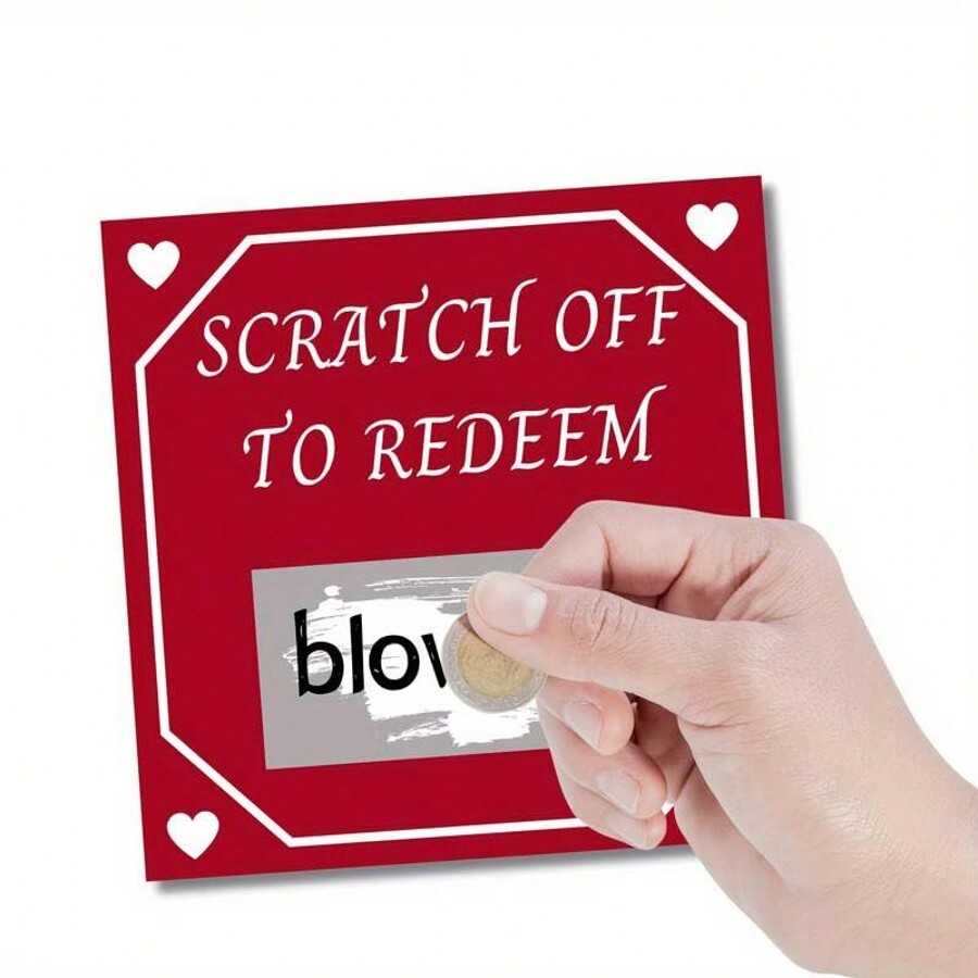 20 PCS Scratch Off Cards, Love Coupons, Love Note Scratch Off Cards ...