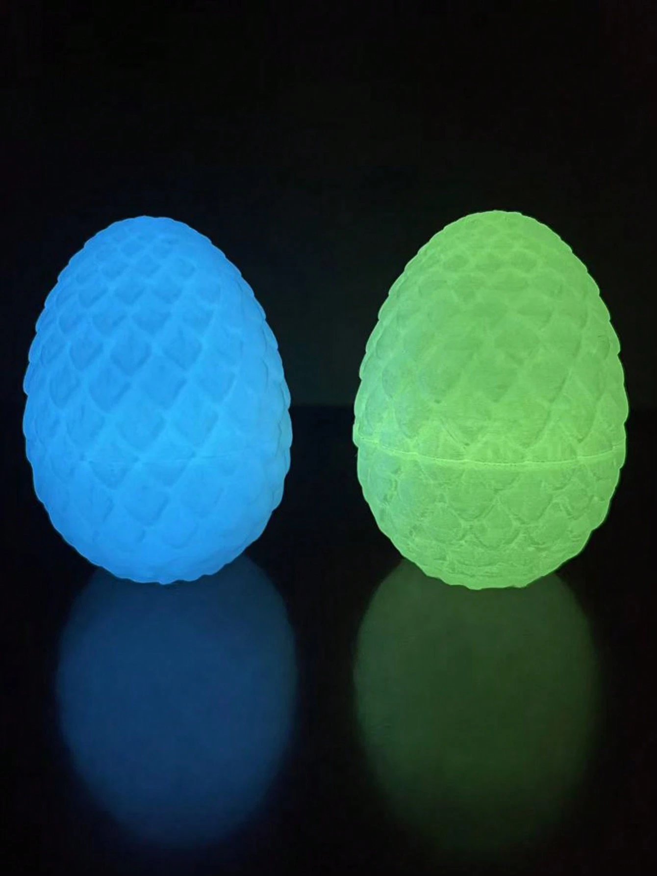 3D Printed Glow-In-The-Dark T-Rex Skeleton, Triceratops Skeleton ...