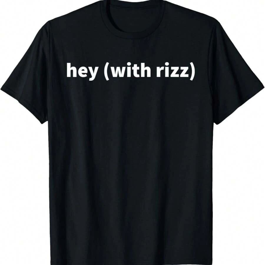 Hey With Rizz Viral Trending Social Media 2024 T-Shirt | Mode en ligne ...