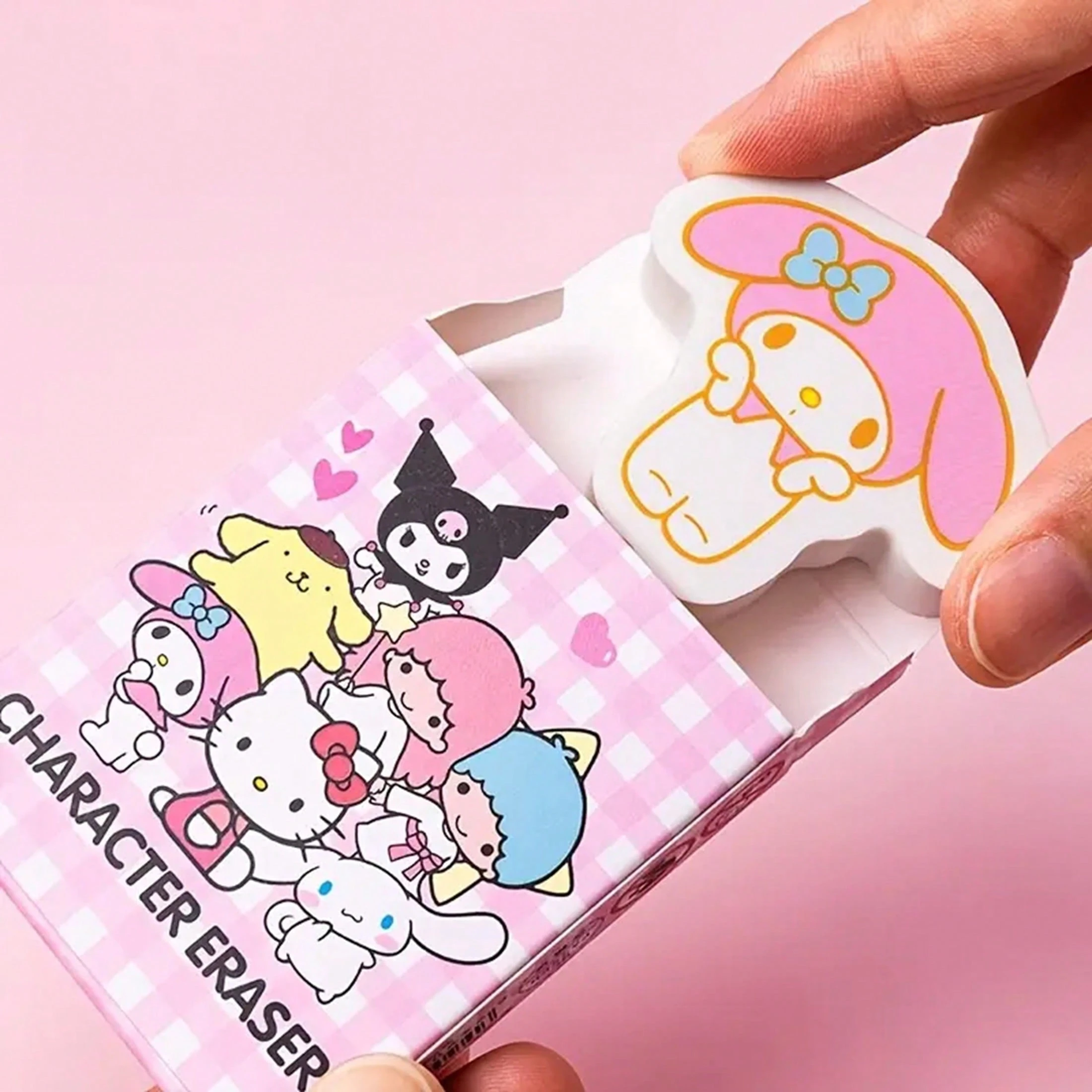 Sanrio Sanrio Cartoon Cute Eraser - Hello Meow, Kuromi And Friends ...